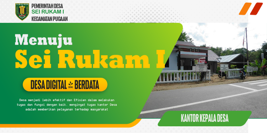 Website Resmi Desa Sungai Rukam I Kecamatan Pugaan Kabupaten Tabalong
